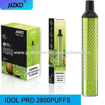 China Authentic HZKO IDOL Pro Disposable E cigarettes Pod Device 2800 ...