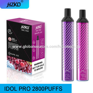 China Authentic HZKO IDOL Pro Disposable E cigarettes Pod Device 2800 ...