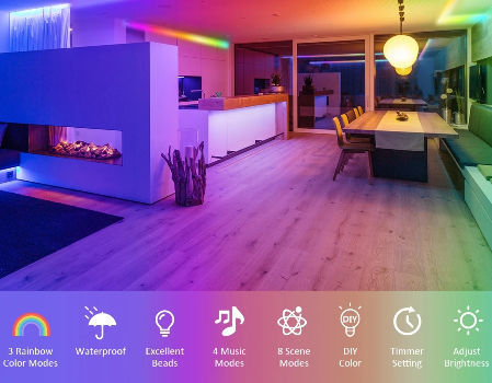 China 5V USB smart Wi-Fi+BLE led strip for TV,computer,gaming ...