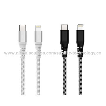 China Type C to lightning cable with MFI certificated, PD max 60W ...