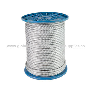 China Green PVC Coated steel 6*15+7FC Steel Wire Rope on Global Sources ...