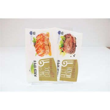 China Beef Steak Frozen Pouches with high barrier and clear window on ...