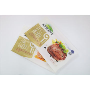 China Beef Steak Frozen Pouches with high barrier and clear window on ...