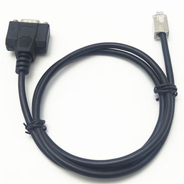 China DB9 male to RJ50 10p10c connecting cable with shielded RJ50 ...