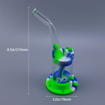 China Colorful Smoke Accessories Silicone Pipe Bongo Smoking Water Pipe ...