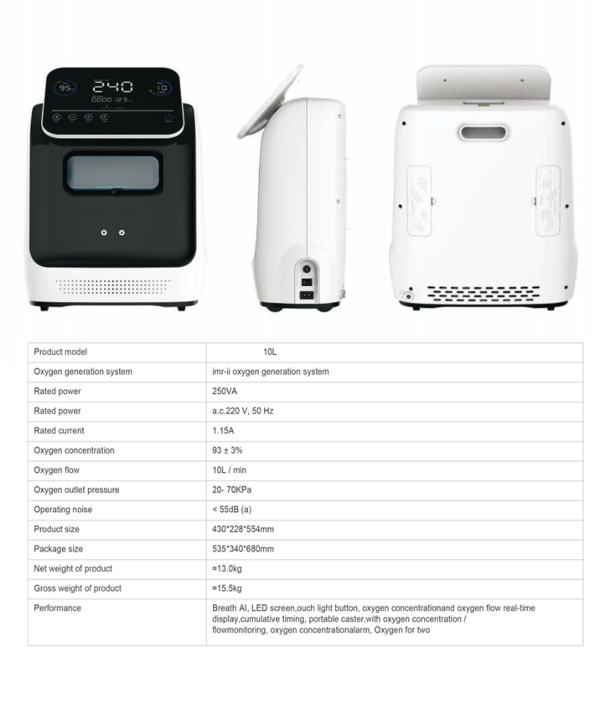 China Oxygen generator Oxygen concentrators 10L medical with nebulizer ...