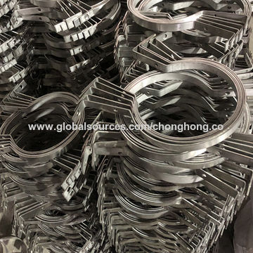 China 201 Stainless Steel Double Pipe Hoop,20 width 3.0 thickness Pipe ...