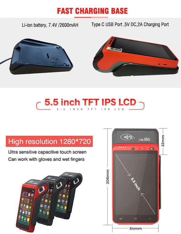 China Magnetic Smart Contactless Card Reader NFC Touch Screen Android ...