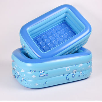 China Swimming Pool New PVC Paddling Pool Square Thick Amusement Park ...