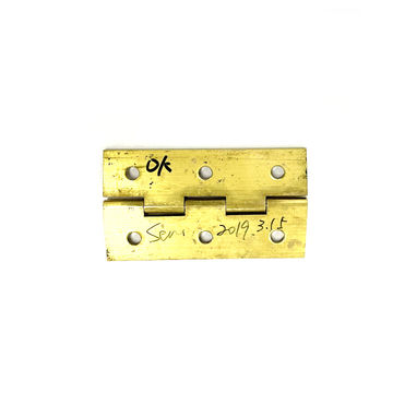 China Strict Quality Control Square Corner Iron Golden Door Hinges on ...