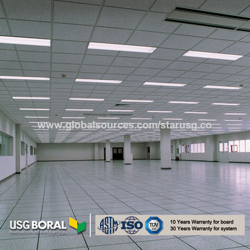 China Impression surface 19mm climaplus acoustical ceiling board for ...