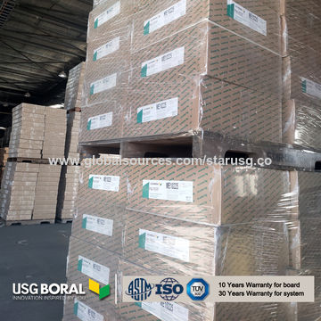 China USG Boral 16mm Pin Perf climaplus acoustical ceiling board on ...