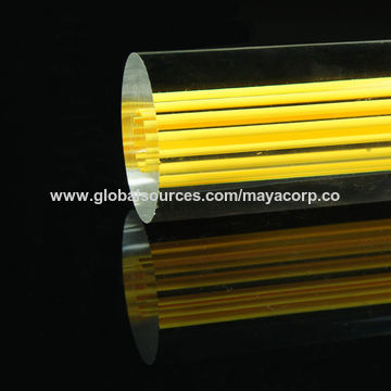 China Acrylic sheet Acrylic Colored Line Rod Led acrylic bar tube on ...