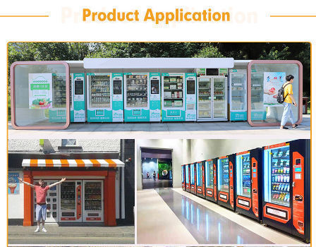 China XY conveyor smart sandwich salad fruit vending machine with ...