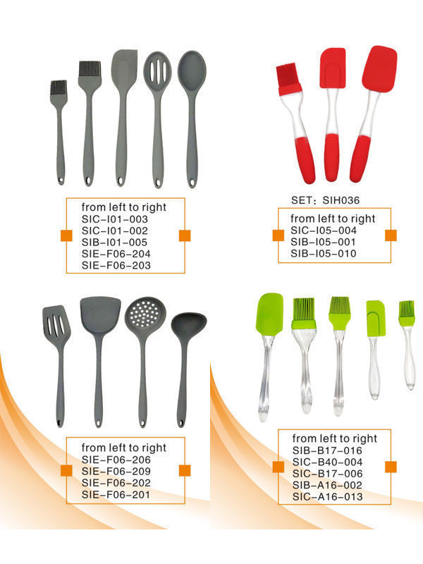 China Food Grade Silicone Cooking Kitchen Spatula Slotted Turner ...