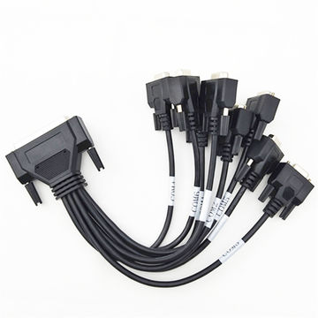 China Customized supply DB62 female to 8 DB9 female serial port cable ...