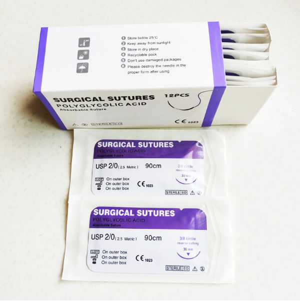 China Medical Veterinary Surgical Suture with Needle on Global Sources ...