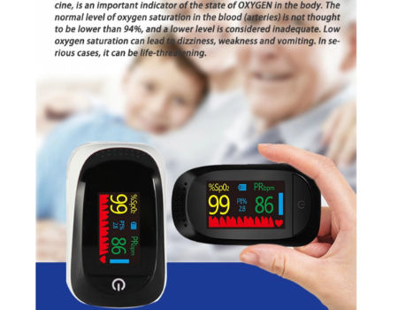 China Medical Standard Finger Pulse Oximeter with CE ROHS FCC on Global ...