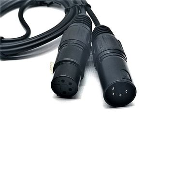 China 1M 4 pin XLR Male to Female Cannon Extension Microphone Cable on ...