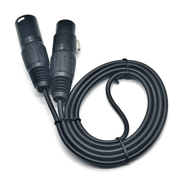 China 1M 4 pin XLR Male to Female Cannon Extension Microphone Cable on ...