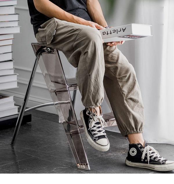 Nordic Famous Design PC Clear Transparent Ladder Multifunctional ...