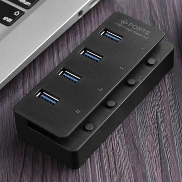 China 4-port Smart USB3.0 Switch hub on Global Sources,USB 3.0 HUB,USB ...