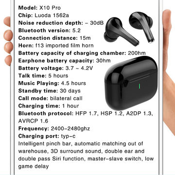 China Qualcomm Chipsets 3046 Bluetooth 5.2 Version IPX5 Waterproof TWS ...