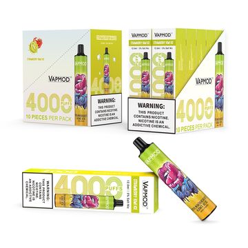 China 4000 puffs Disposable electronic cigarette 5% saltNic VAPMOD QD32 ...