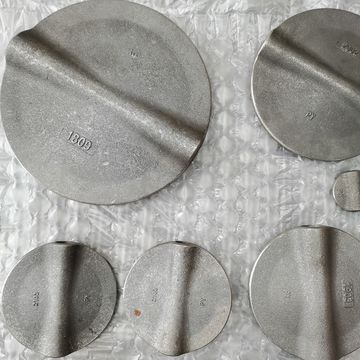 China Sand casting iron valve parts Butterfly valve disc plate on ...