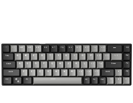 China 68 key type C wired mechanical keyboard with 2.4G wireless ...