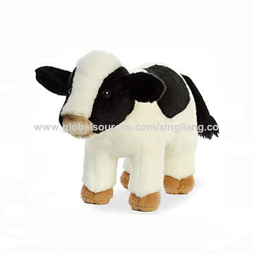 China New design Custom Soft Toy Plush Cow fat plush white and black ...