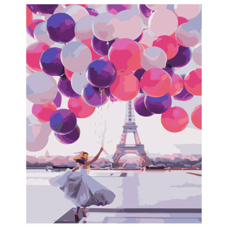 China VANCY ARTS Portrait Painting By Numbers Mystery Woman Girl Custom ...