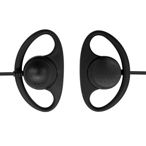 D Shape Loop Ring Earpiece Surveillance Radio Headset with PTT Mic For HYT Hytera PD502 PD562 ...