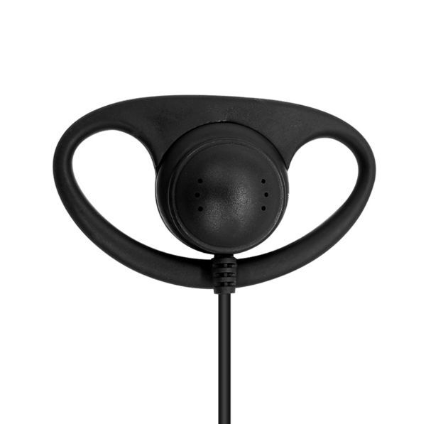 D Shape Loop Ring Earpiece Surveillance Radio Headset with PTT Mic For HYT Hytera PD502 PD562 ...