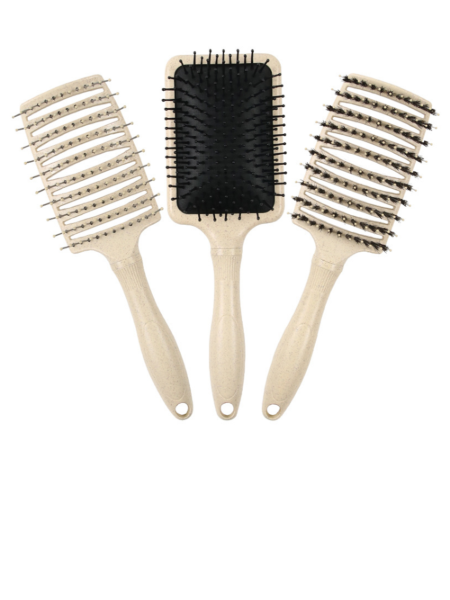 China Wheat Straw Comb Natural Biodegradable Hairdressing Comb Massage ...