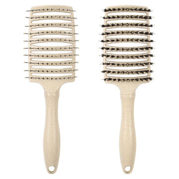 China Wheat Straw Comb Natural Biodegradable Hairdressing Comb Massage ...