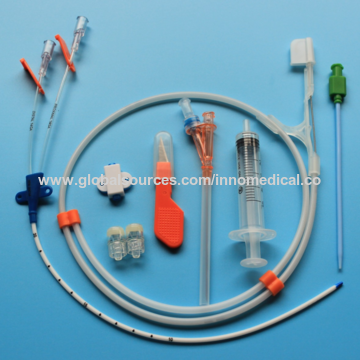China Medical CVC Kit Central Venous Catheter Single Lumen/Double Lumen ...