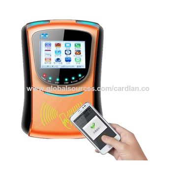 China Bus Card Reader Writer with QR Code and RFID Cards on Public ...