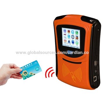China Bus Card Reader Writer with QR Code and RFID Cards on Public ...