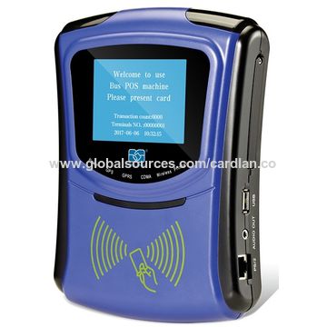 China Bus Card Reader Writer with QR Code and RFID Cards on Public ...