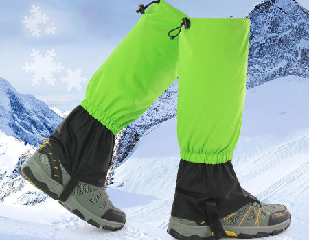 China Outdoor mountaineering, hiking and skiing waterproof leg guards ...