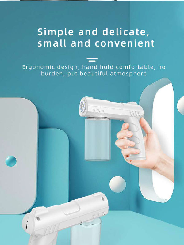 Nano spray gun Disinfectan Handheld Rechargeable Nano Atomizer Large ...