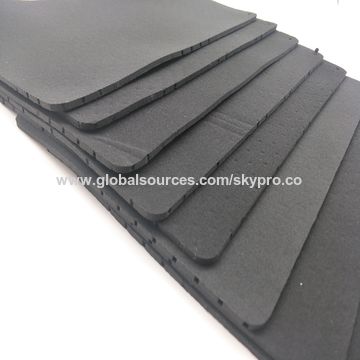 China Neoprene Perforated Sheet Laminated Black Nylon Fabric on Global ...
