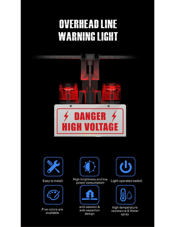 OEM high voltage warning light lamp device Board Traffic Sign for ...