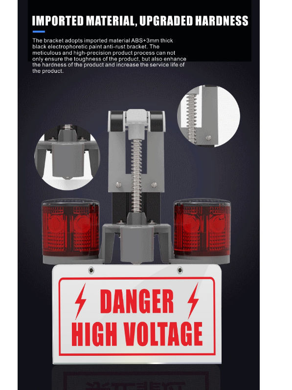 OEM high voltage warning light lamp device Board Traffic Sign for ...