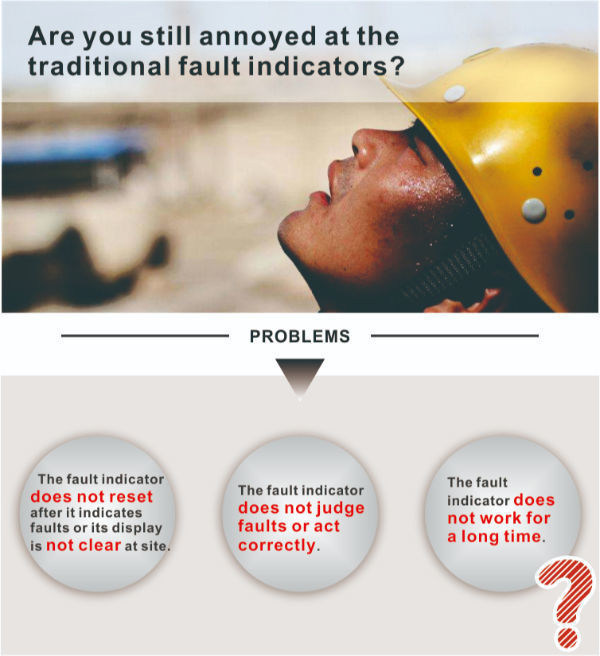 Remote self-sustain fault indicator monitoring system for power ...