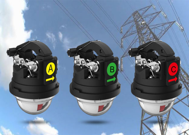 Remote self-sustain fault indicator monitoring system for power distribution line FPI SFI, SFI ...