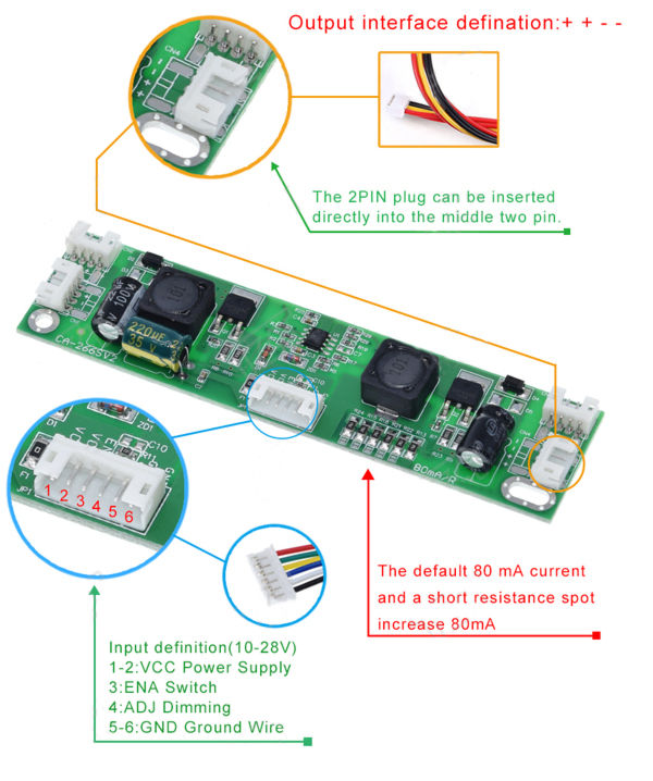 China LED TV Backlight Board CA-266S 32-65 Inch LED Universal Inverter ...