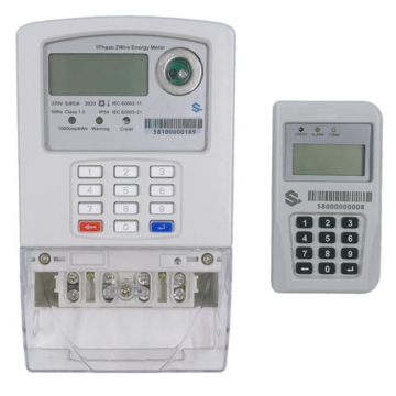 China Three phase STS Keypad Prepaid kWh meter /smart elenergy meter ...