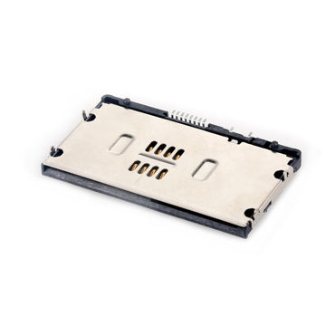 China Excellent quality 8PIN Smart card connectors Normally Open with ...